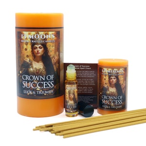 Crown of Success Candle Small Pillar, Spell Candle for Bringing Success ...