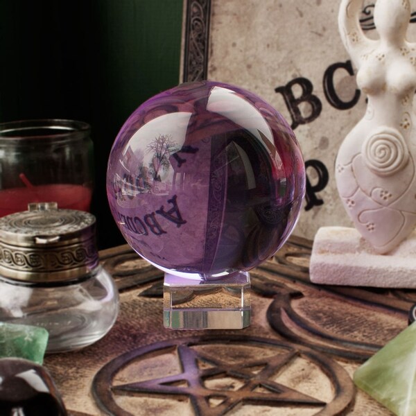 Large Crystal Ball - Etsy