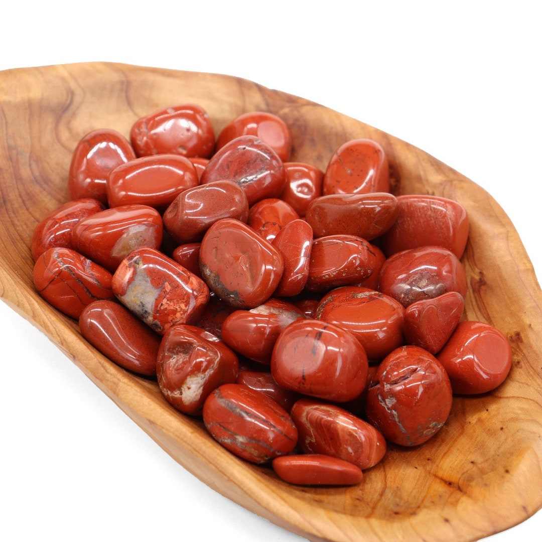 Jasper, Red Tumbled Stone - Etsy