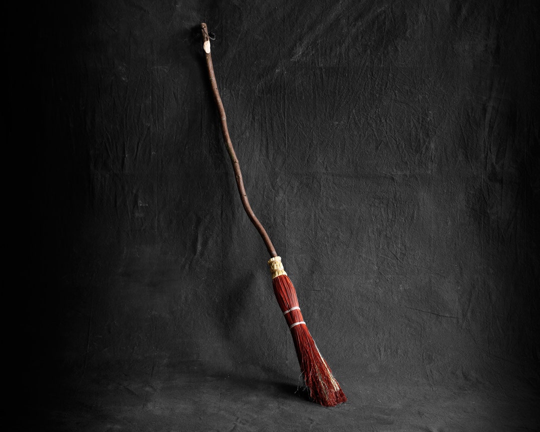 Red Rust Broom Large - Etsy