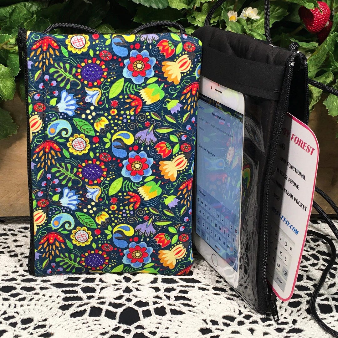 Folk Art Phone Bag-touch Screen Wallet-touch Screen Purse-small ...