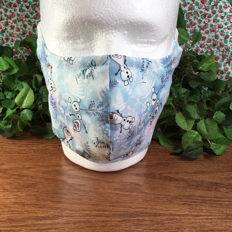 Disney Frozen 2 Olaf Face Mask Adult Face Mask Face Mask | Etsy