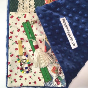 Fidget Lap Blanket, Dementia Fidget Quilt, Sensory Quilt, Twiddle Mat ...
