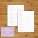 Medical Information Packet Printable - Etsy