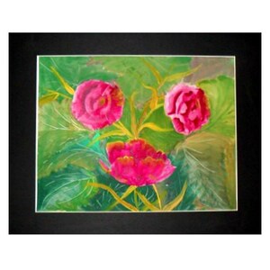 Tea Rose Watercolor Painting, Gifts , Living Room Art Prints From My ...