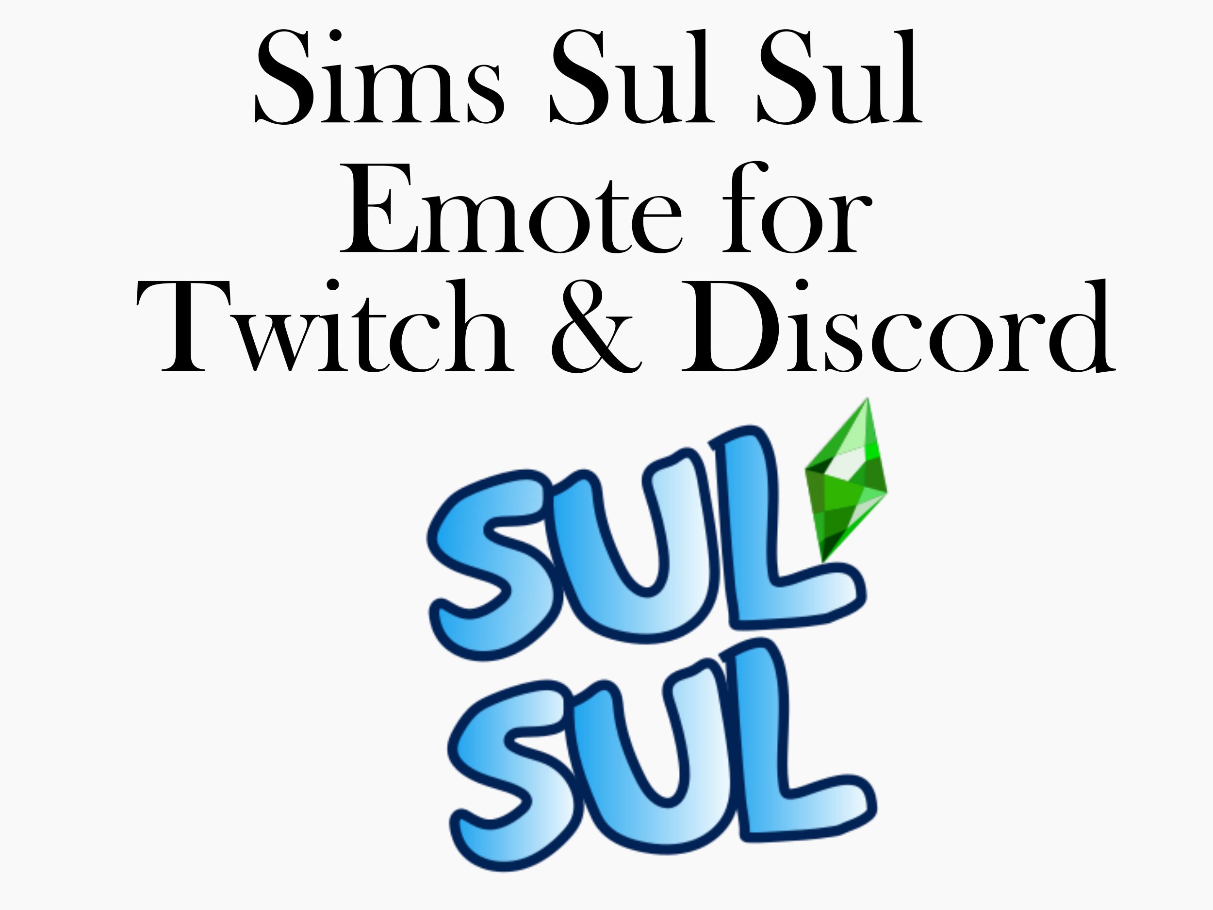Sul Sul Sims 4 Emote for Twitch & Discord - Etsy