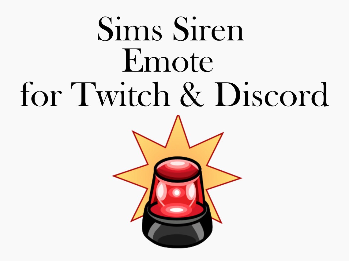 Sims Siren Emote for Twitch & Discord - Etsy