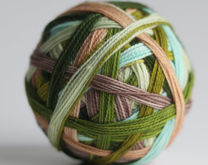 Ready to Ship! Skein: "the Shades of Pemberley (6 Color Self-striping ...