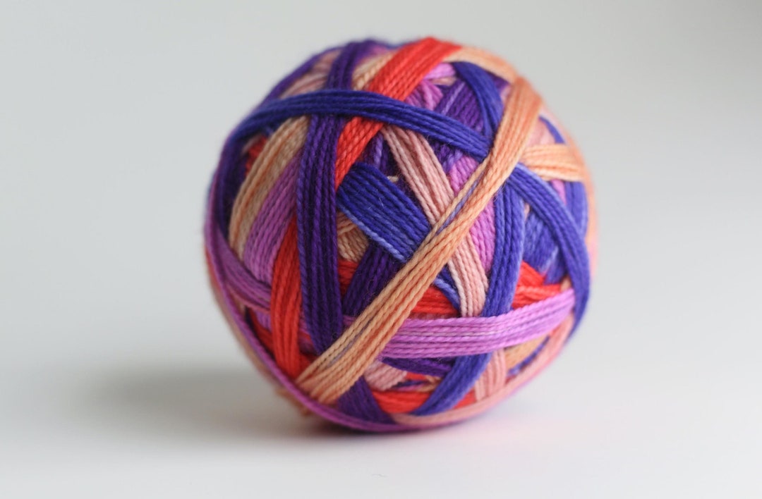 Ready to Ship! Skein: "good Luck, Babe! (6 Color Self-striping)" - Soft ...