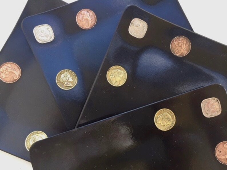 Great Set of Four Couroc of Monterey Small Coin Trays - Etsy