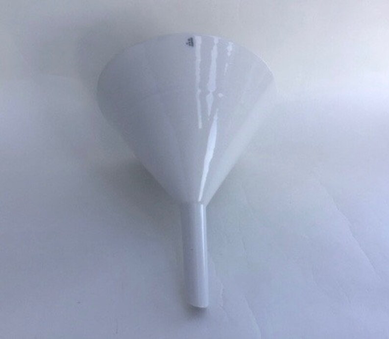 Cool Large Coors Lab White Porcelain Funnel | Etsy
