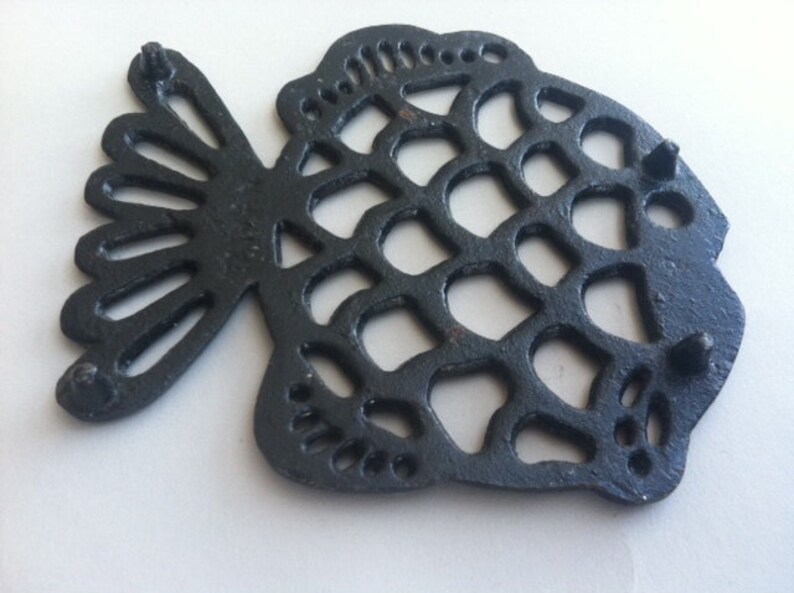 Adorable Cast Iron Fish Shaped Trivet | Etsy