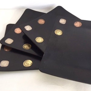 Great Set of Four Couroc of Monterey Small Coin Trays - Etsy