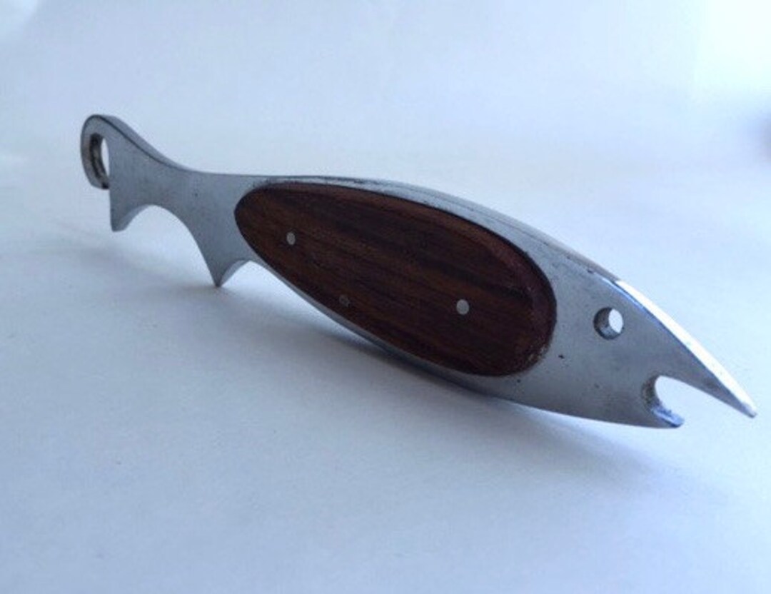 Fun + Functional Fish Form Stainless Steel Bar Tool - Etsy