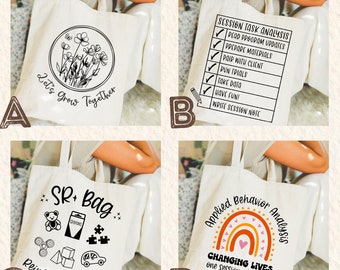 RBT Tote Bag // Registered Behavior Technician Tote // ABA Therapist ...