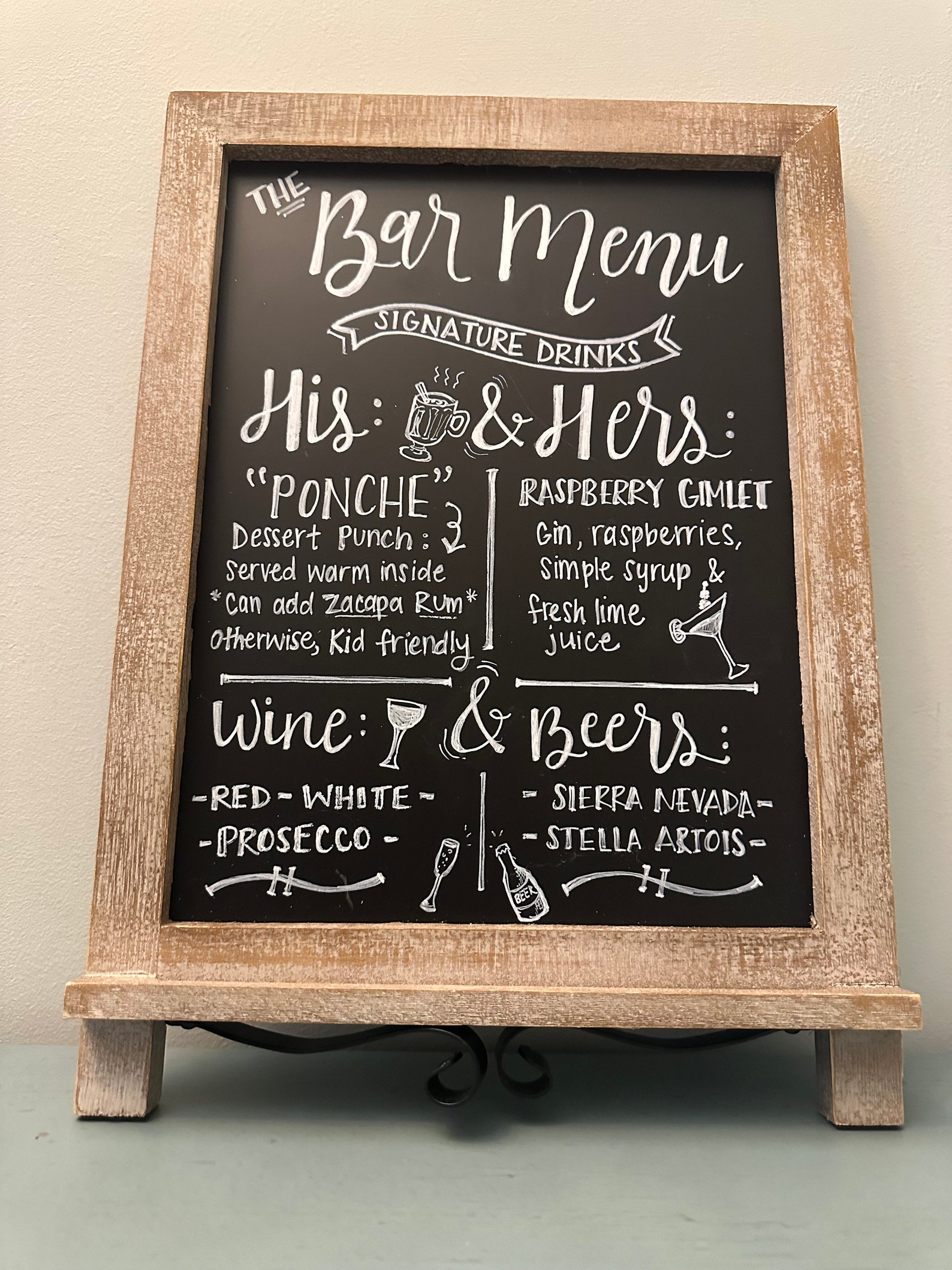 Bar Wedding Sign - Etsy