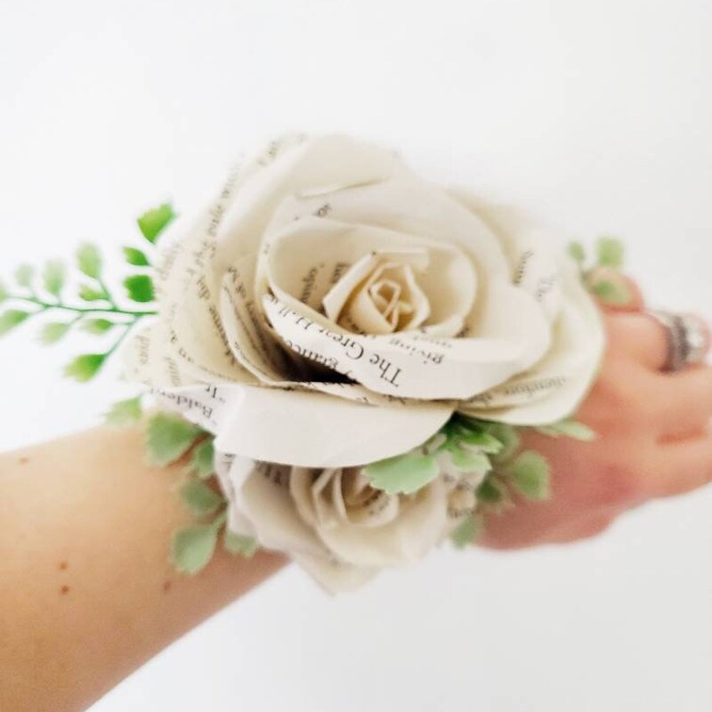 Paper Flower Corsage - Etsy