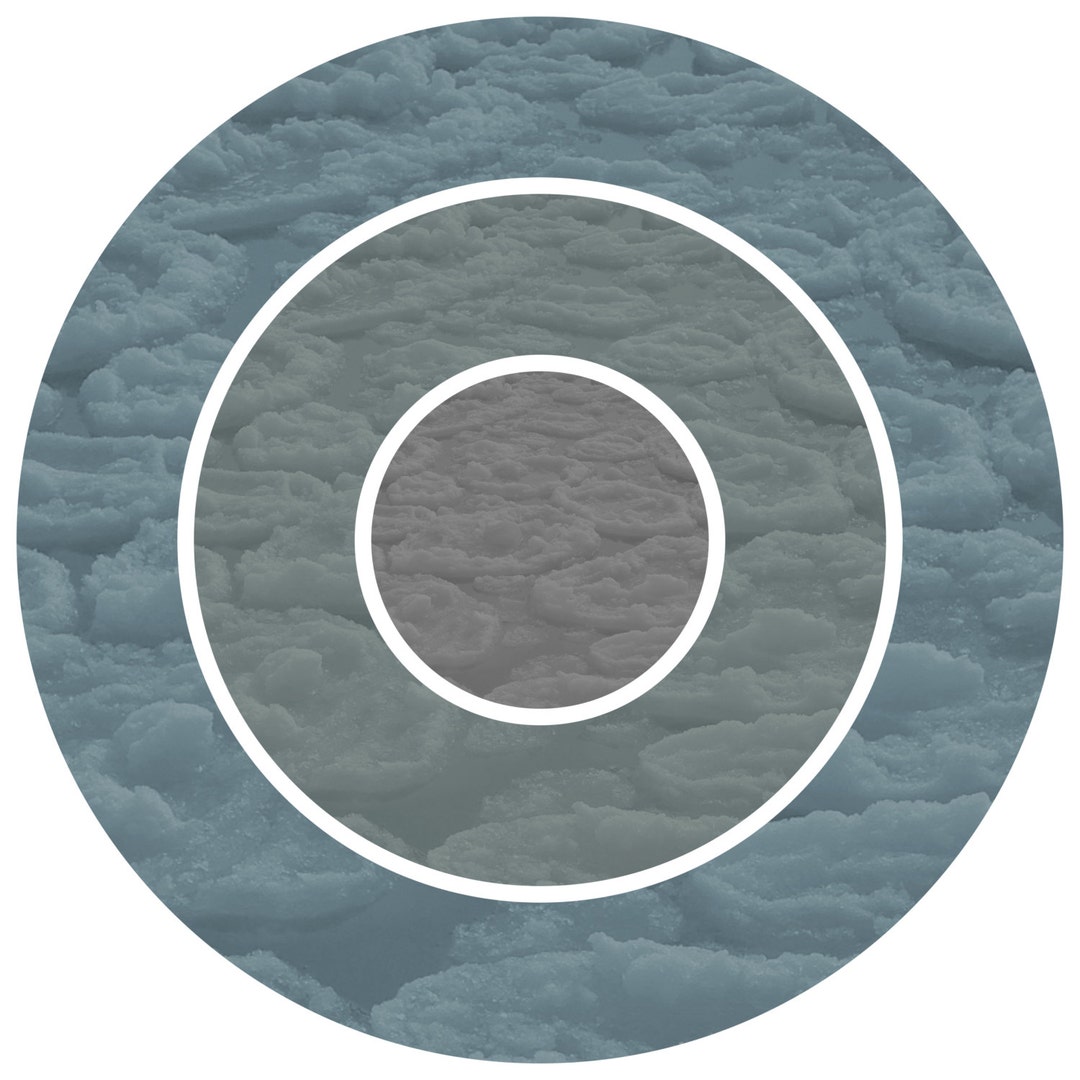 Lake Michigan Winter Bullseye - Etsy