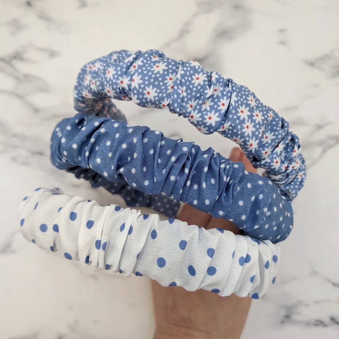 Ruffle Headbands Alice Bands Floral Headband Floral Alice Bands Ladies ...