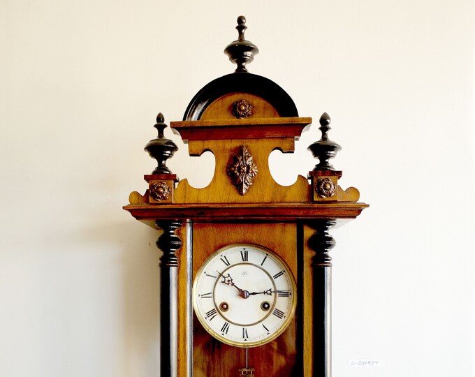 JUNGHANS Antique German Wall Clock From the Beginning of the 20th ...