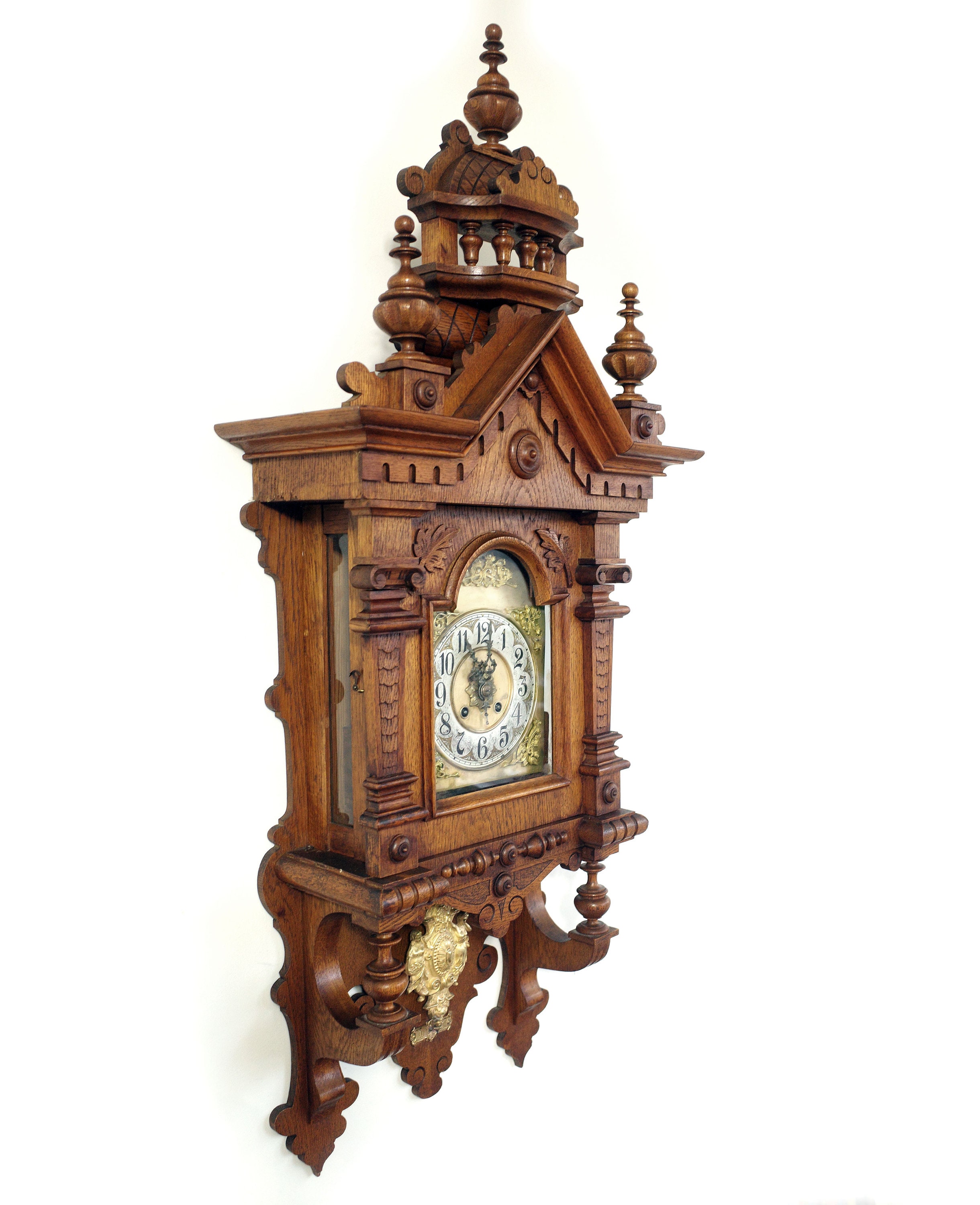 Gustav Becker Antique German Wall Clock From 1893 - Etsy