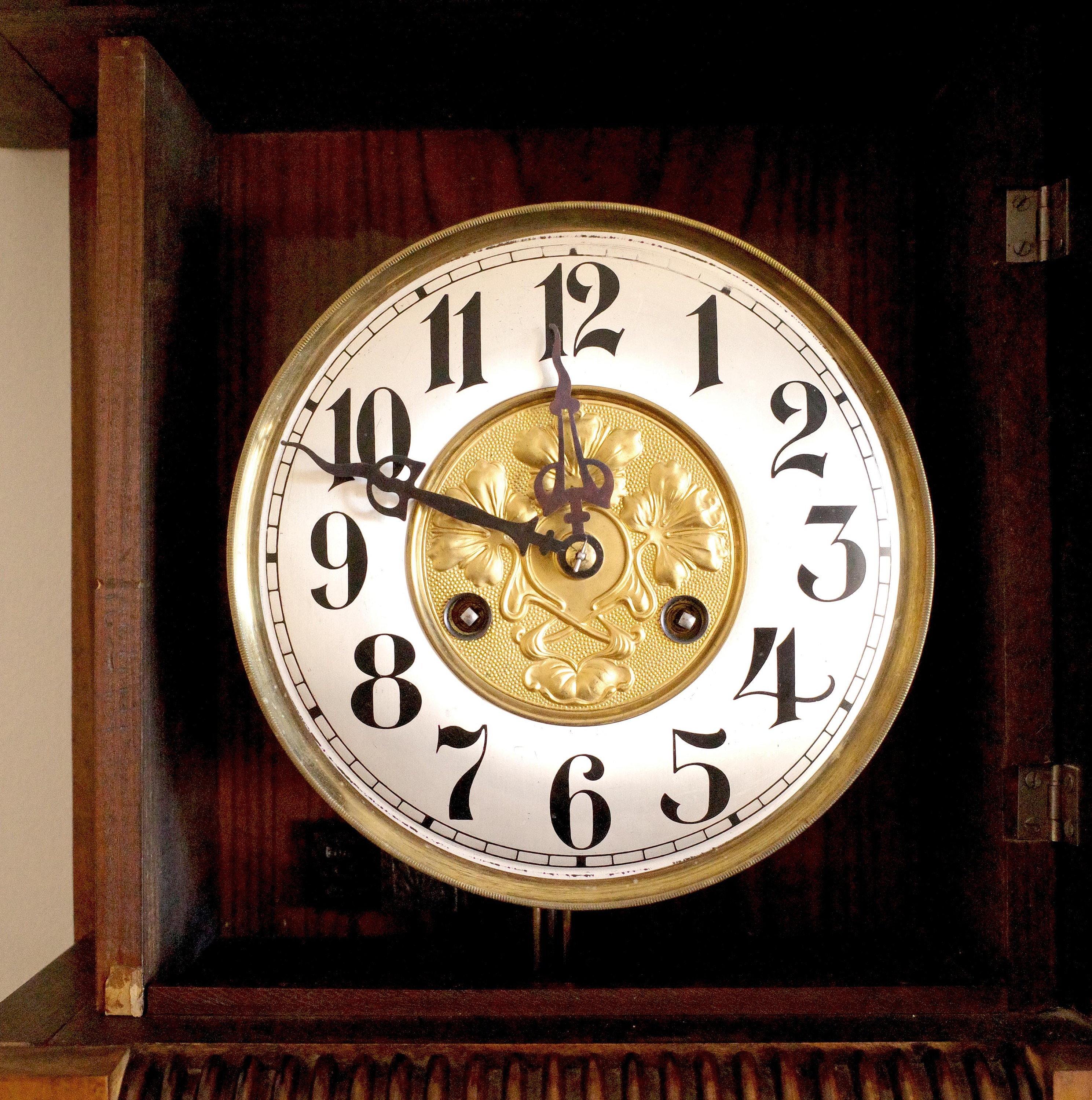 Junghans Beautiful Antique German Wall Clock From the Beginning of the ...