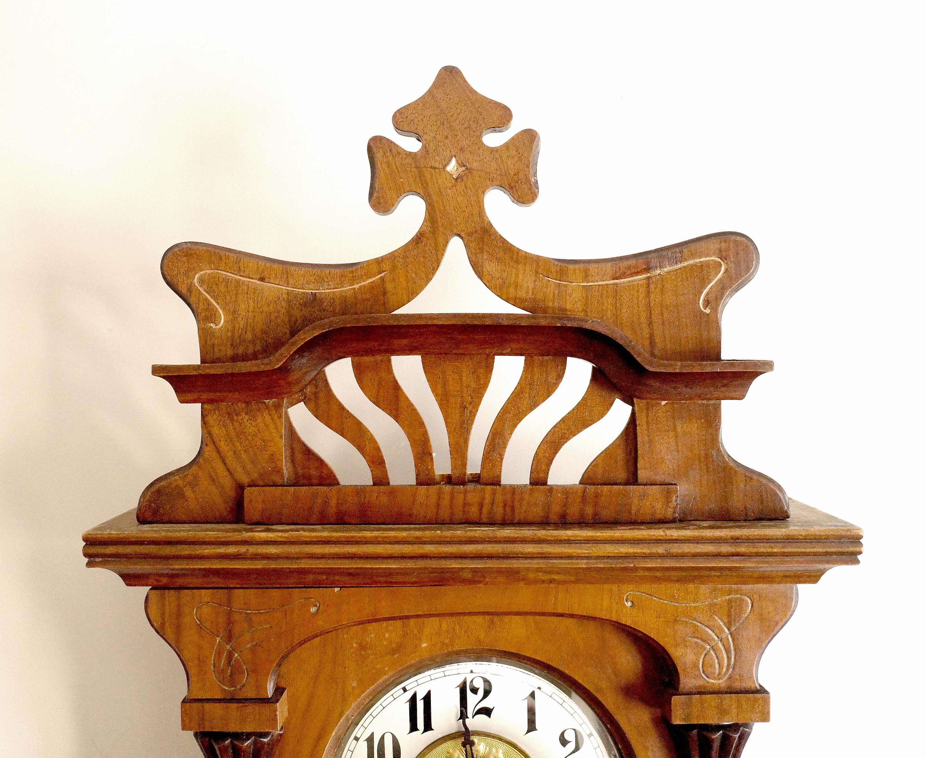 Junghans Beautiful Antique German Wall Clock From the Beginning of the ...
