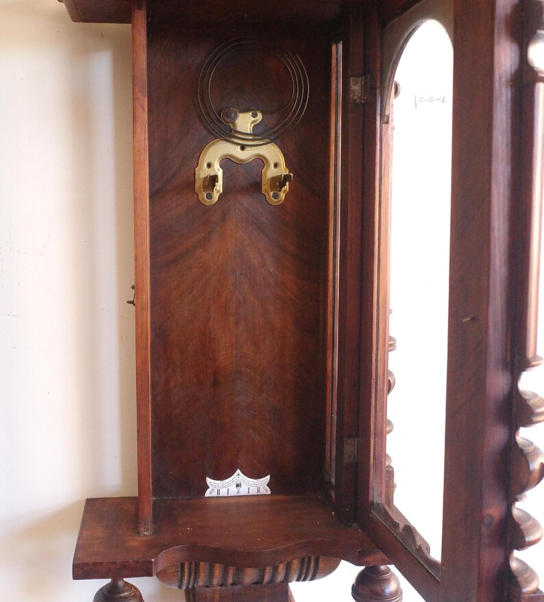 JUNGHANS Antique German Wall Clock From the Beginning of the - Etsy