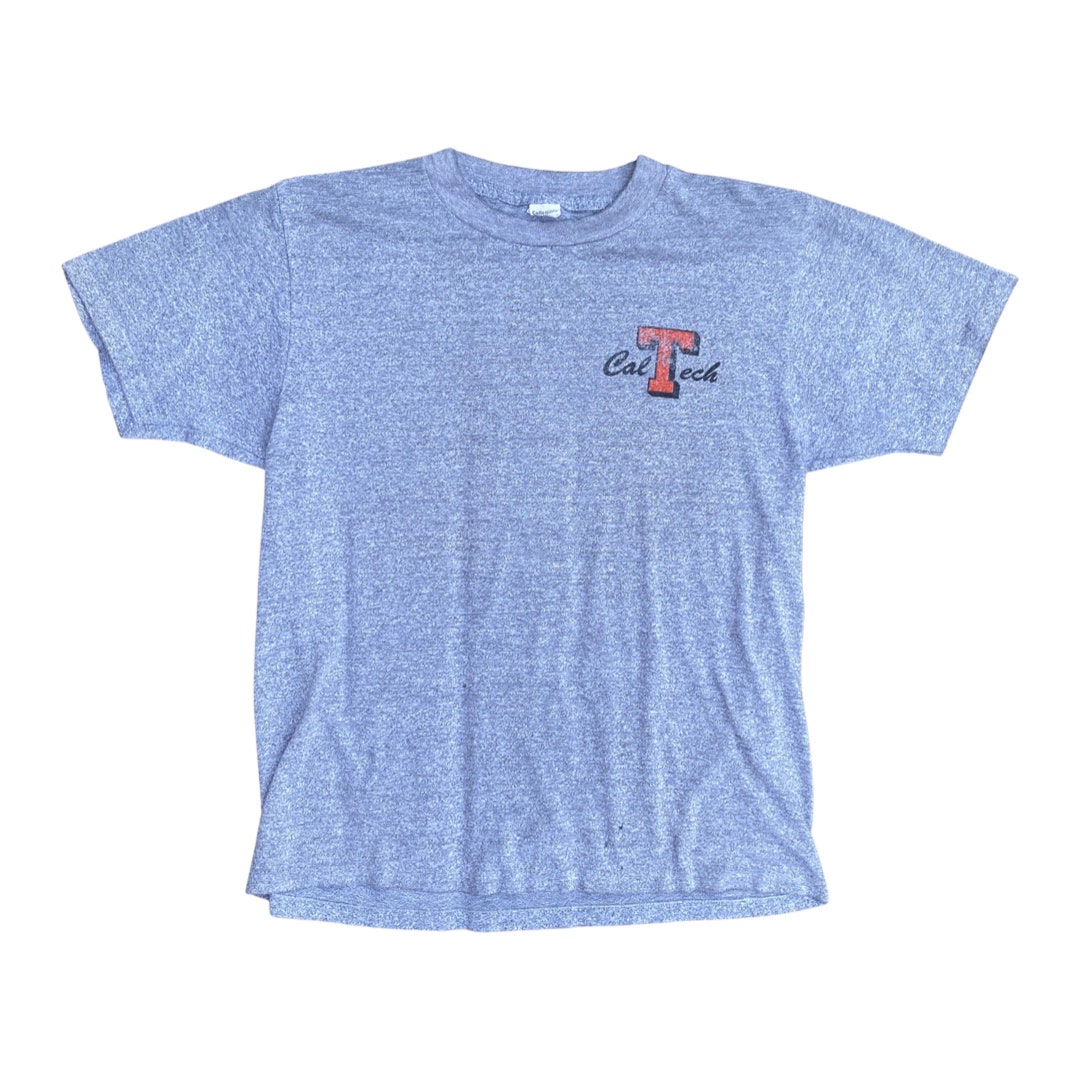 70s Cal Tech Tee - LARGE L Slim Fit - SUPER SOFT - Etsy