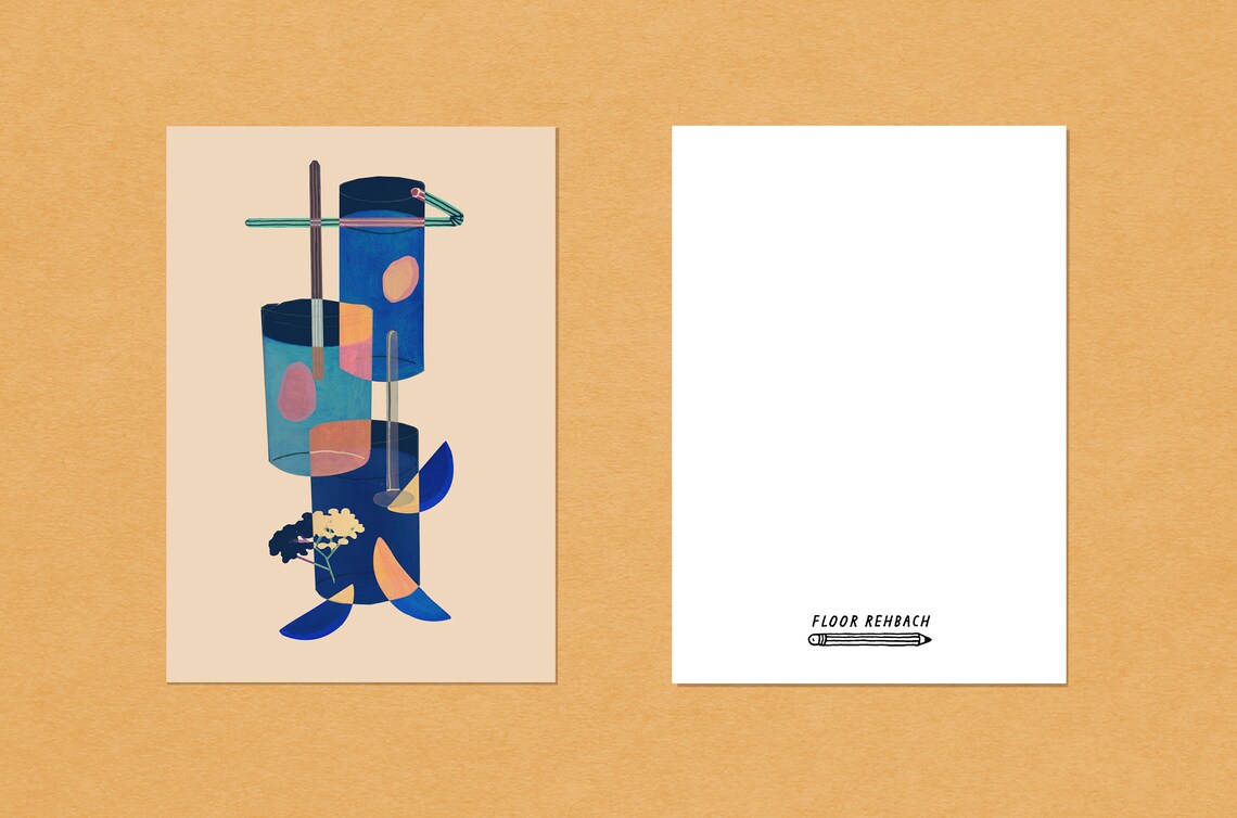 Happy Postcards - Mix and Match! - A6 Illustrated Cards - Funny ...