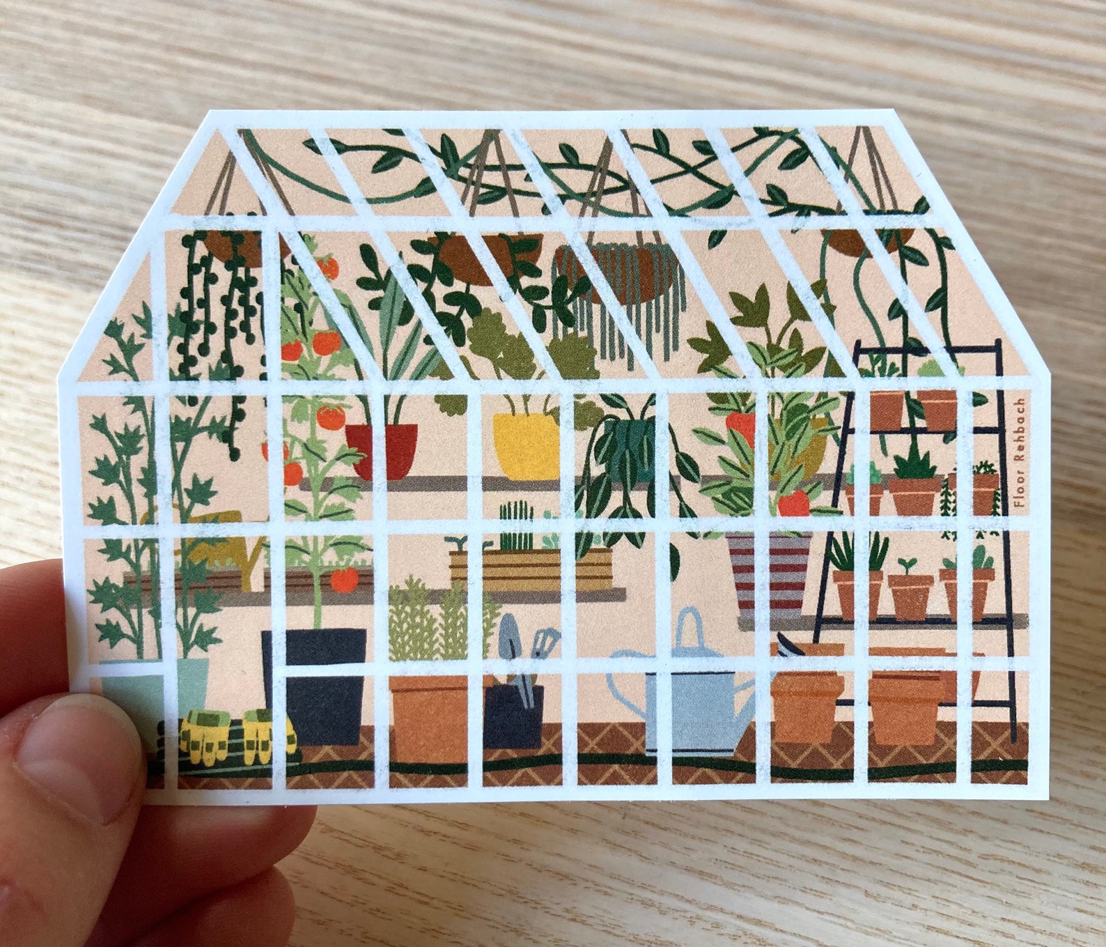 Greenhouse Sticker Plant and Gardening Matte Vinyl Sticker - Etsy