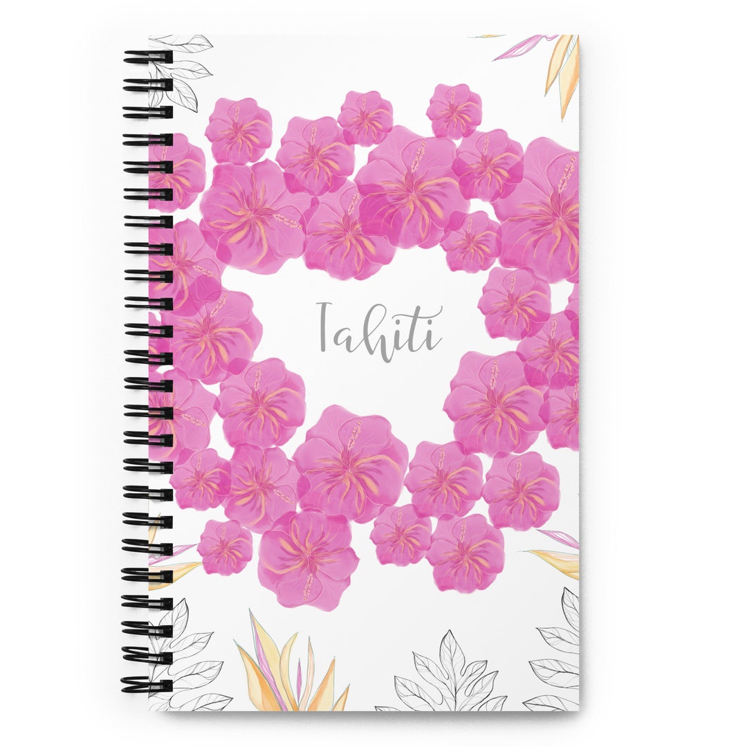 Spiral Notebook tahiti - Etsy