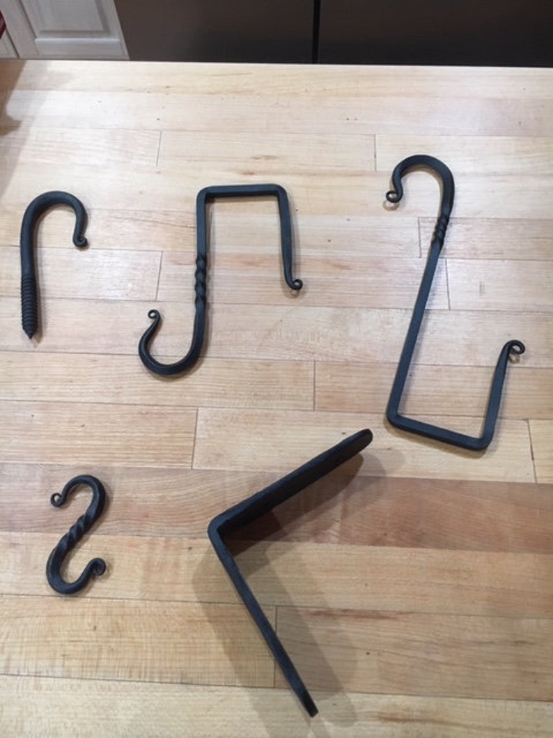 Custom Crafted Pot Rack With Forged Steel Hardware - Etsy