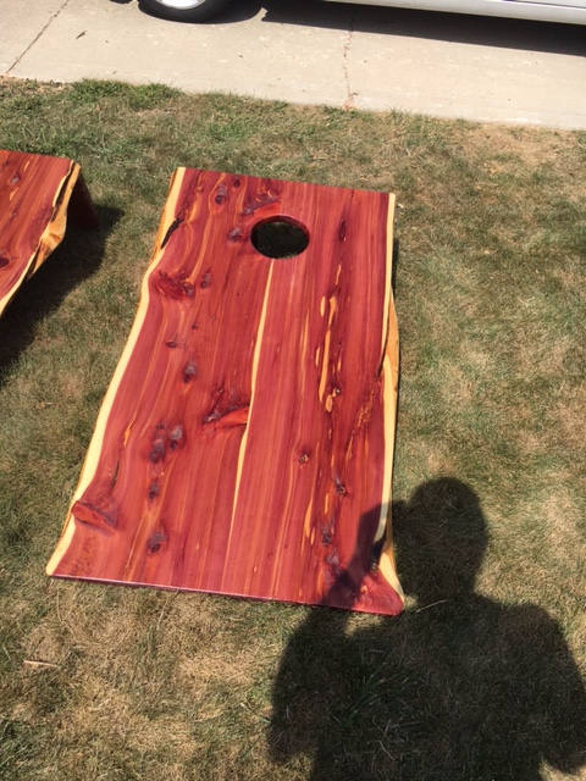 Live Edge Custom Crafted Corn Hole Toss Boards - Etsy