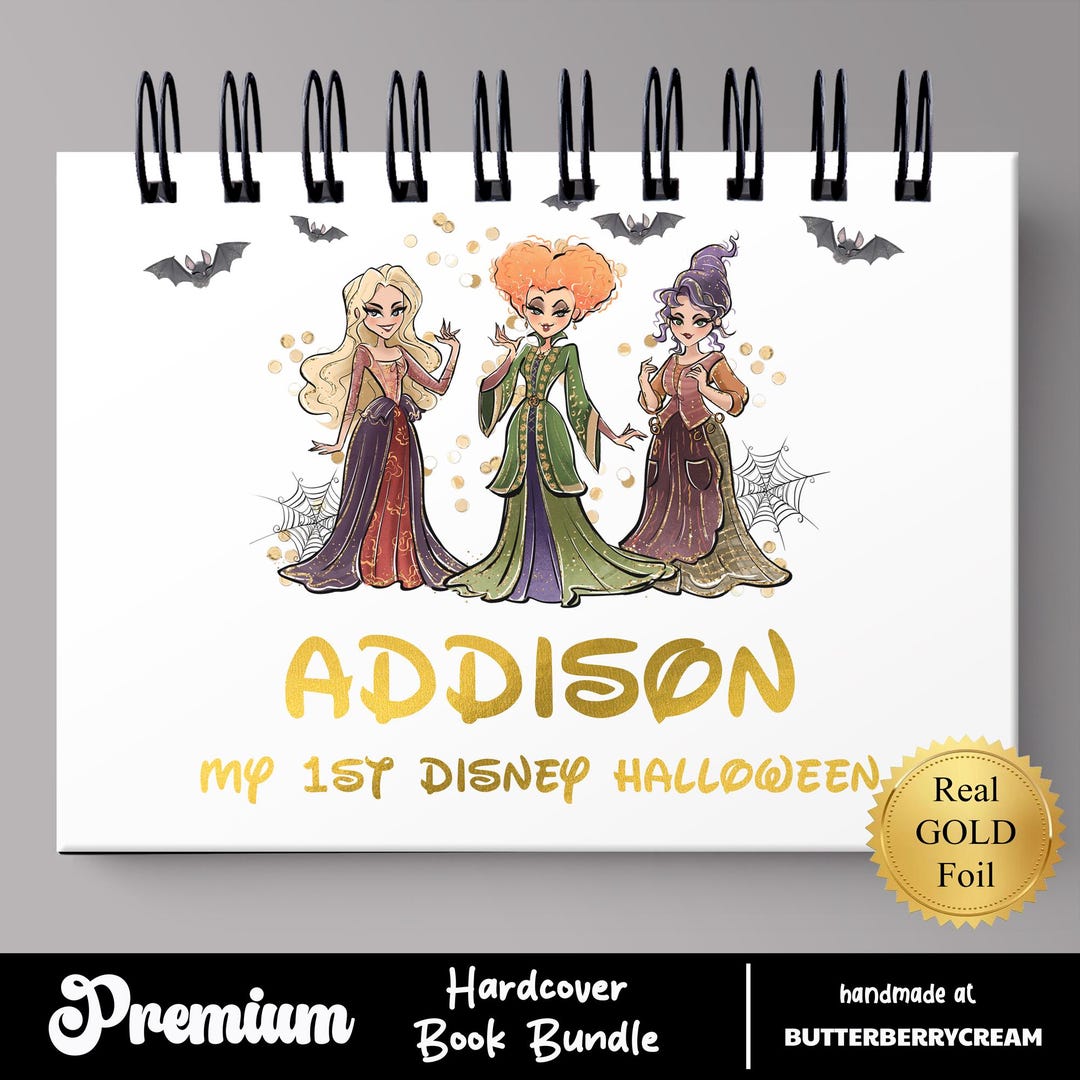 Disney Halloween Autograph Book Bundle - Premium Quality + Bonus ...