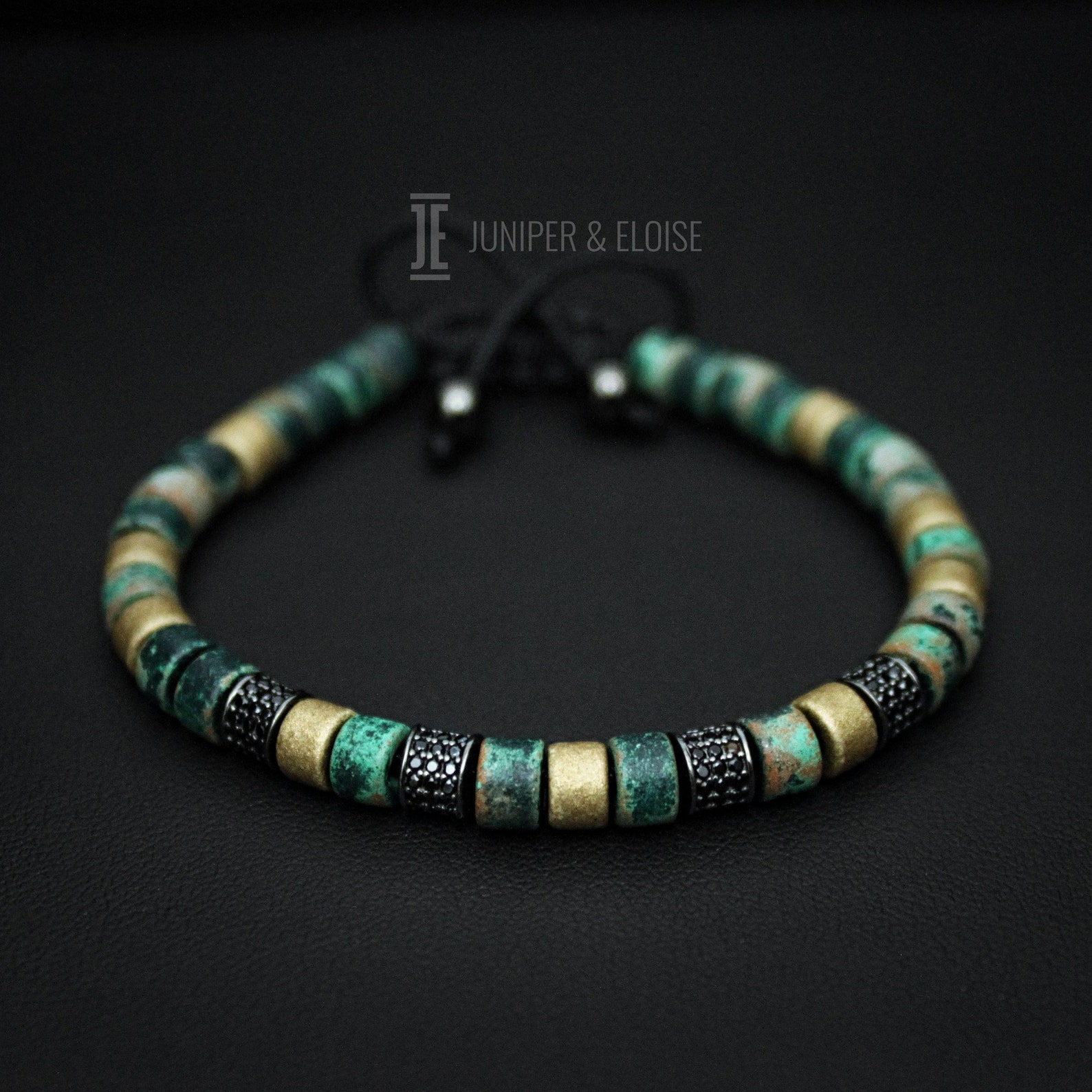 Unique Gifts Mens Bracelet Women's Jewelry Green Grunge - Etsy