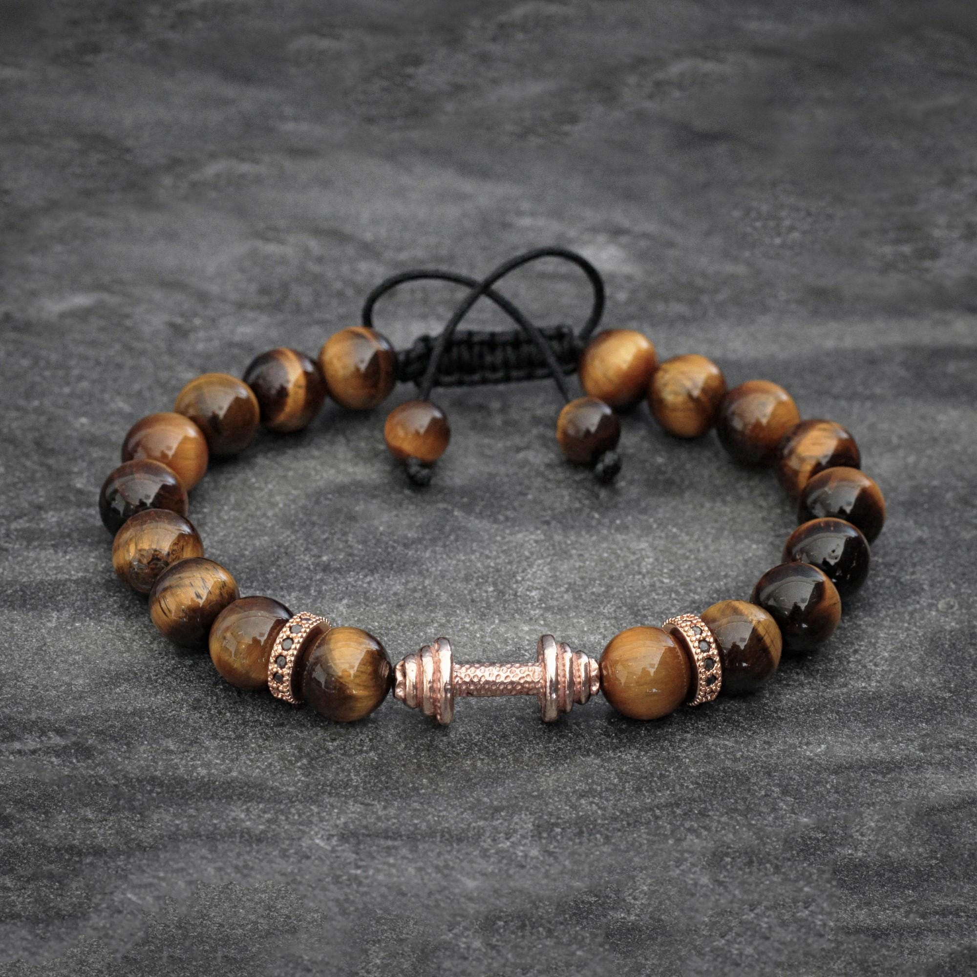 Mens Bracelet, Barbell Bracelet, Dumbbell Bracelet Jewelry for Men ...