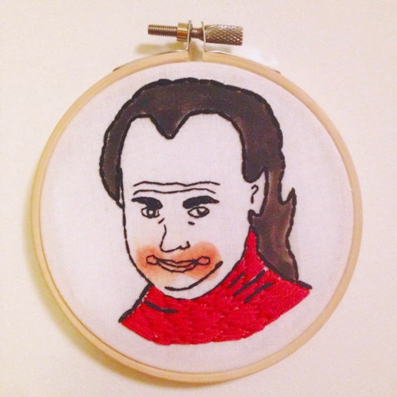 Tim and Eric / Spagett 5 Embroidery | Etsy