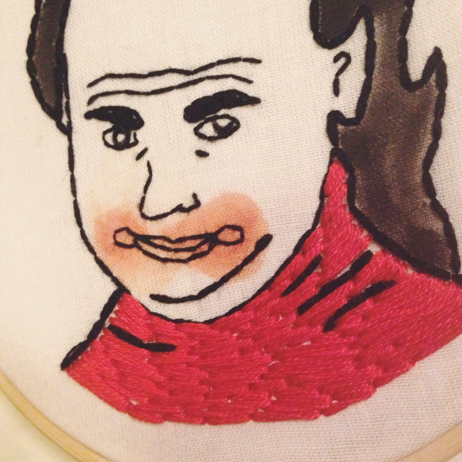 Tim and Eric / Spagett 5 Embroidery | Etsy