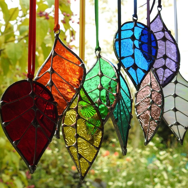 Stained Glass Leaf PATTERNS Celebrate Autumn With These Four Leaf ...