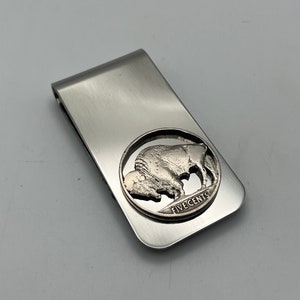 Buffalo Nickel Cut Coin, Money Clip, South Western - Etsy