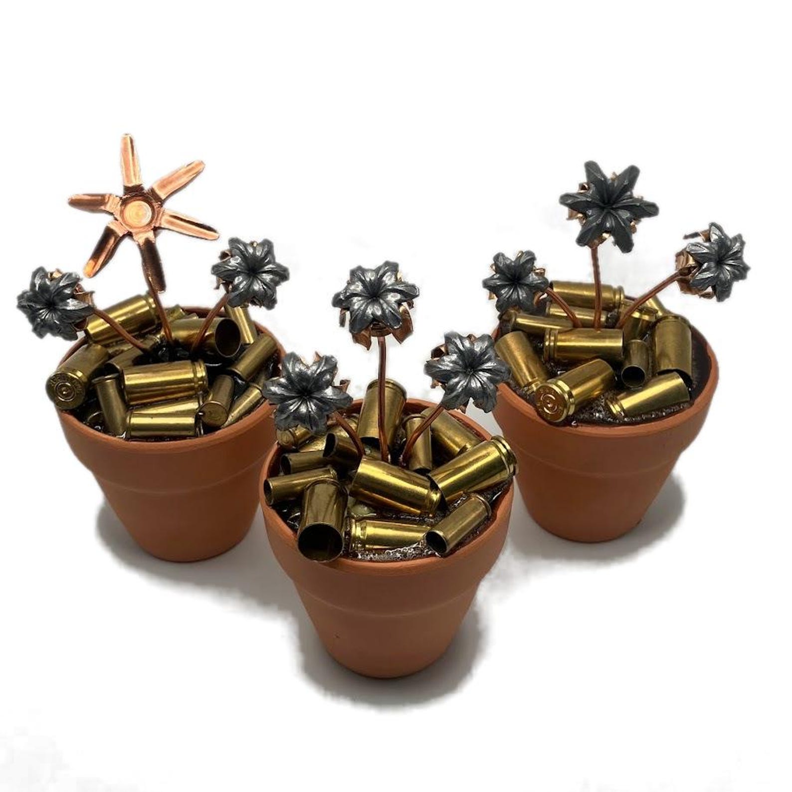 Bullet Flower Pot, Freedom Flowers, Forever Bouquet, Valentine's Day ...