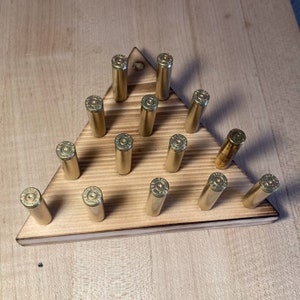 Triangle Bullet Peg Game, Cracker Barrel Brain Puzzle, Man Cave, Golf ...