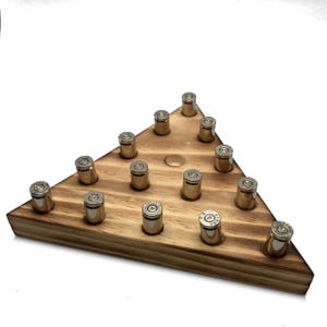 Triangle Bullet Peg Game, Cracker Barrel Brain Puzzle, Man Cave, Golf ...