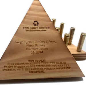 Triangle Bullet Peg Game, Cracker Barrel Brain Puzzle, Man Cave, Golf ...