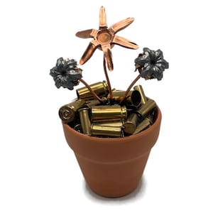 Bullet Flower Pot, Freedom Flowers, Forever Bouquet, Valentine's Day ...