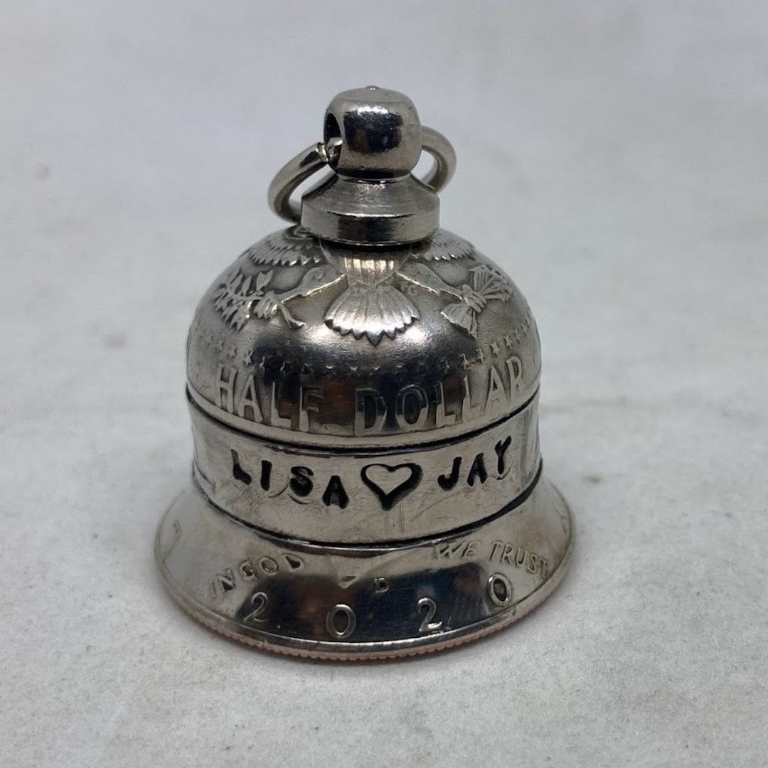 1971-2023 Coin Bell With Stamping Option Motorcycle Bell Gremlin Bell ...