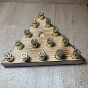Triangle Bullet Peg Game, Cracker Barrel Brain Puzzle, Man Cave, Golf ...