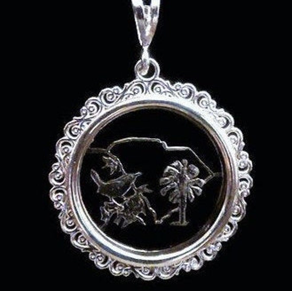 Filigree Bezel Sterling Silver - Addition Elegant - Etsy