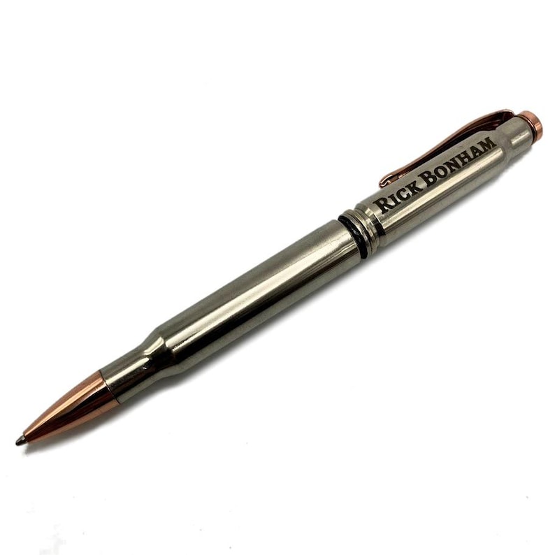 Bullet Casing Twist Pen Engravable - Military, Army, Police, Groomsman ...